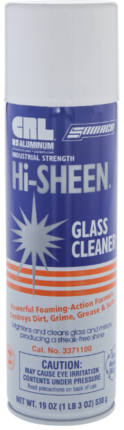 Interglass| Hi‐Sheen® Glass Cleaner (19oz Can)
