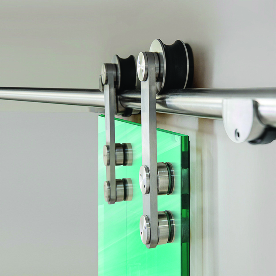 Interglass| Lacrosse Barn Door Kit