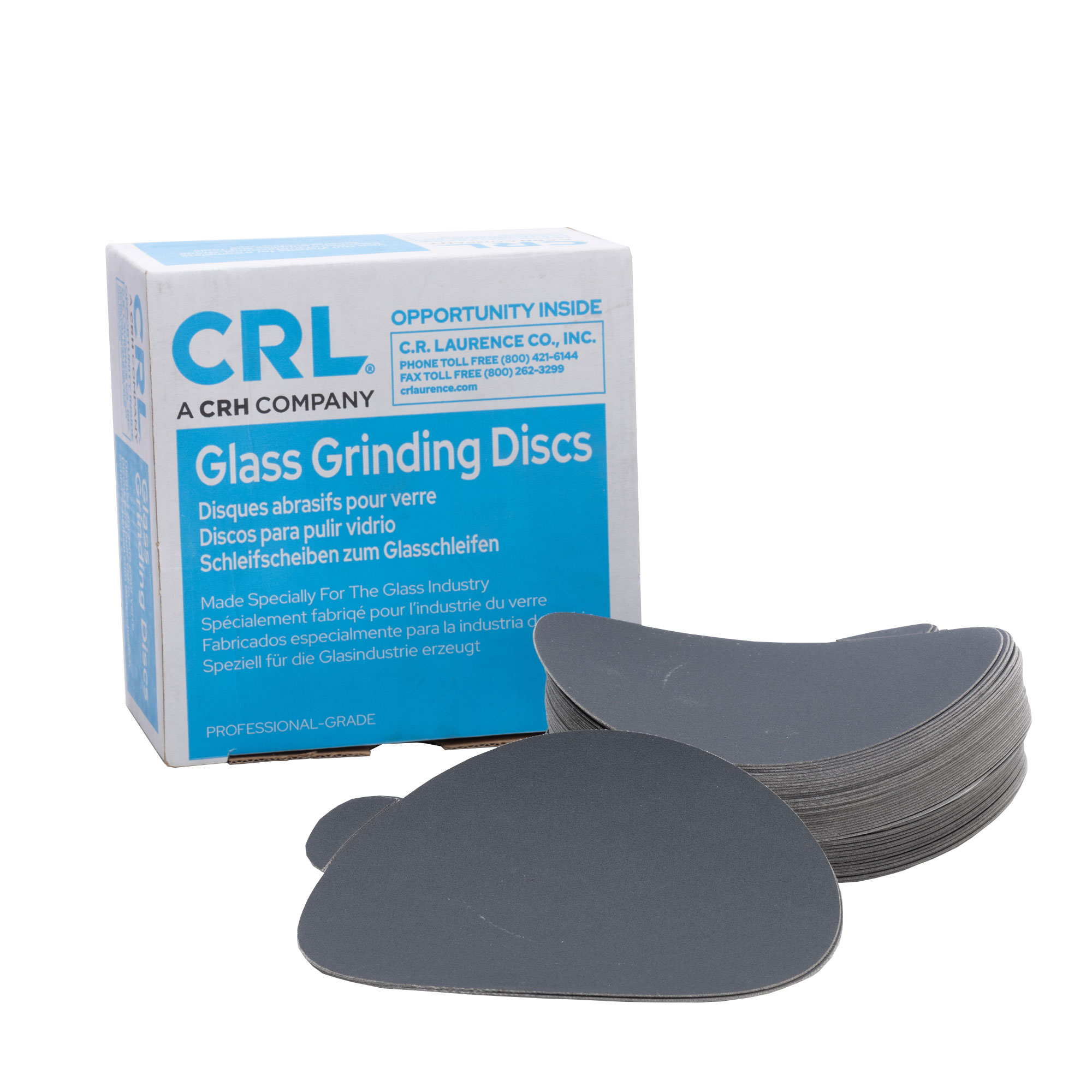 Interglass| CRL Abrasive Sanding Disc 6" ‐ 80 grit (Box of 50)