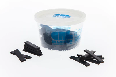 Interglass| Neoprene 1/2" (12mm) x 1/2" (12mm) x 2" Setting Blocks (Box ...