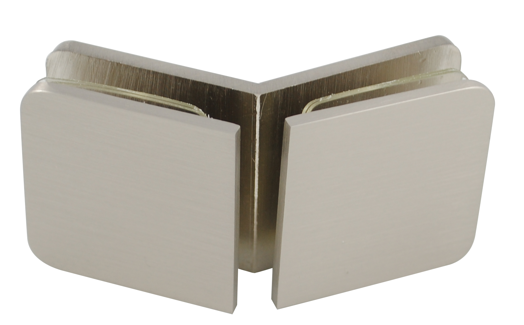 Interglass| Glass-to-Glass 135° Rounded Clamp
