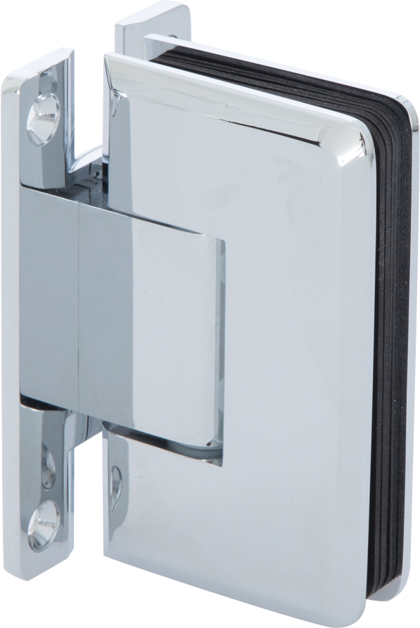 Interglass| Heavy-Duty Wall Mount H-Back Adjustable Beveled Hinge